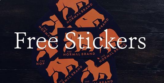 FREE The Normal Brand Sticker - I Crave Free Stuff